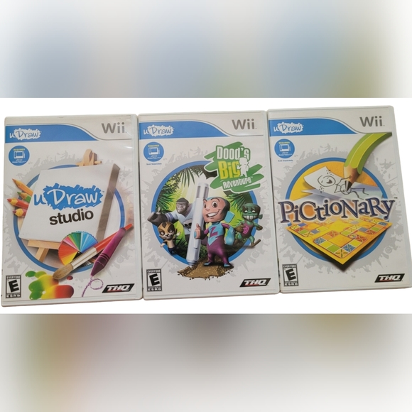 Nintendo | Video Games & Consoles | Wii Draw Lot Of 3 U Draw Studio ...